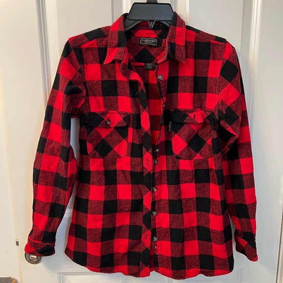 Five Brothers | Tops | Five Brothers Red And Black Buffalo Check ...